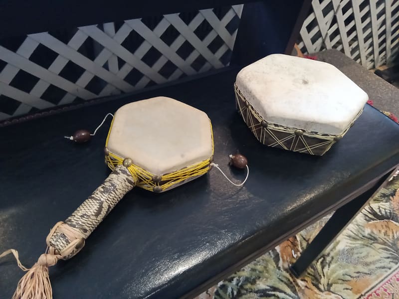 Spinning Monkey Drum & Mini Cuica - Brazilian Percussion Lot | Reverb