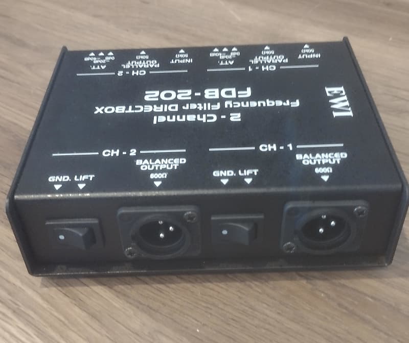 EWI FDB-202 2-Channel Frequency Filter Directbox | Reverb