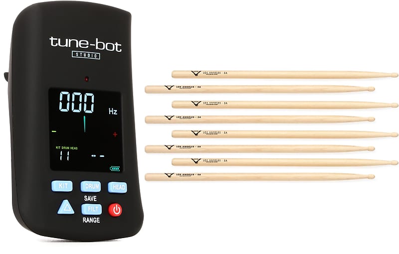 Overtone Labs Tune-Bot Studio Drum Tuner Bundle with Vater | Reverb