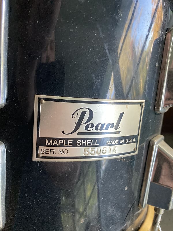 Pearl Maple Shell USA Tom 8x8 Black MLX,Masters? | Reverb