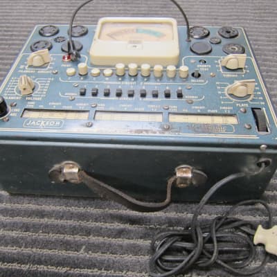 Jackson Model 115 Tube Tester Dynamic Tester, Tests 100s+100s | Reverb