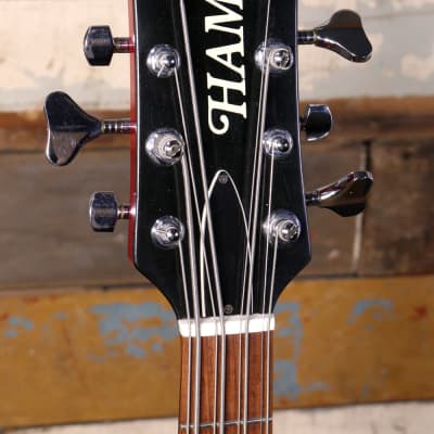 1987 Hamer USA B8S 8-String Bass Red | Reverb