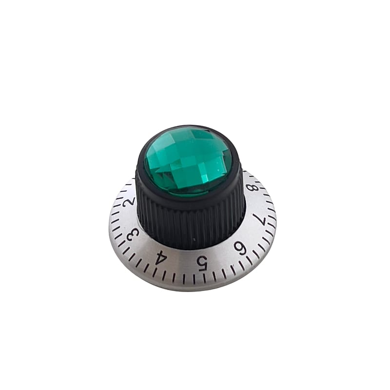Jewels - (Dark Teal) - Custom Guitar Knobs - Aluminum Dial - | Reverb