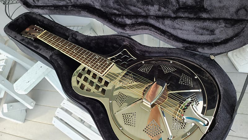 Republic Resonator Guitar Chrome | Reverb
