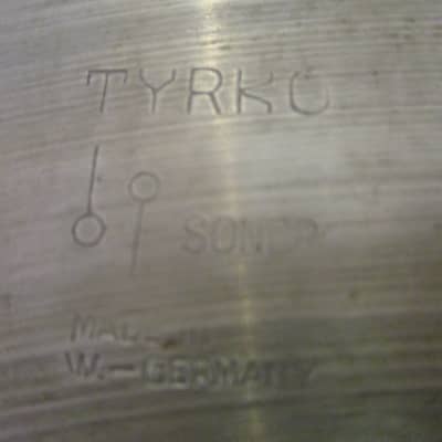 Tyrko Sonor Vintage 20 Inch Ride Cymbal, West Germany, 2011 | Reverb