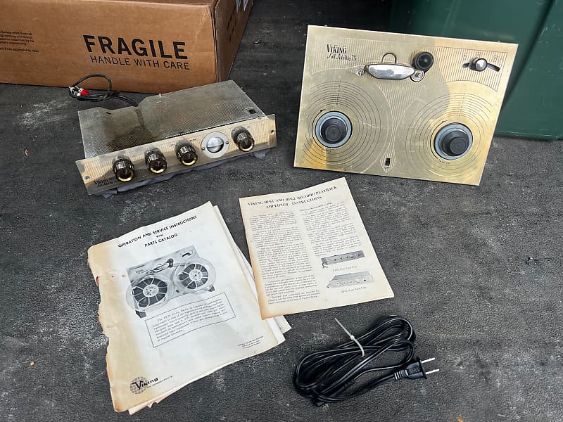 1960 VIKING FULL FIDELITY 75 REEL TO REEL WITH RP61 Tube | Reverb