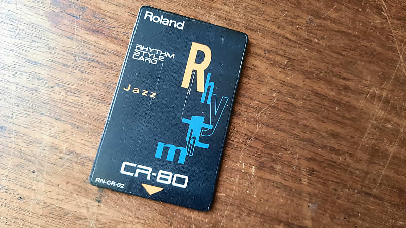 Roland RN-CR-02 rhythm style rom card 'Jazz' for Roland CR-80 | Reverb