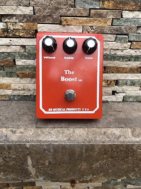 RARE.... KR Musical Products The Boost great boost pedal | Reverb