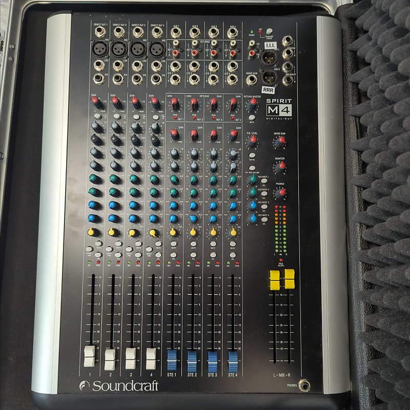 Soundcraft Spirit M4 Mixer With Case | Reverb