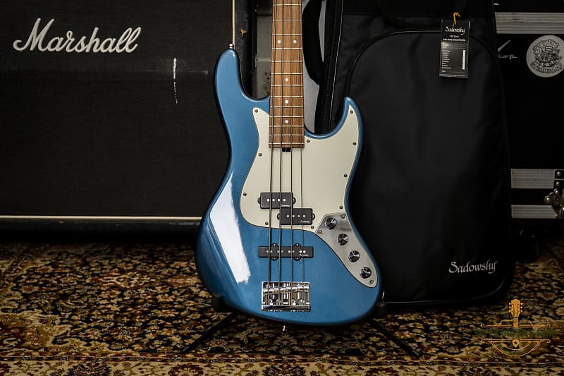 Sadowsky Vintage PJ bass 2021 - Solid Dark Lake Placid Blue | Reverb