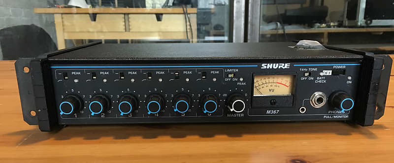Shure M367 Portable Mic Audio Mixer Rack Mount | Reverb