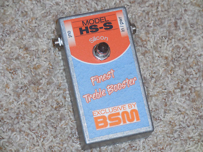 BSM Finest HS-S silicon treble booster | Reverb
