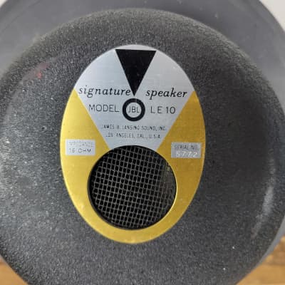 JBL LE10 16 Ohm Woofer As Is | Reverb