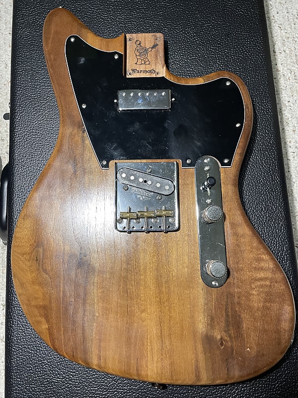 Loaded Warmoth Walnut Jazzcaster Body with Porter Pickups | Reverb