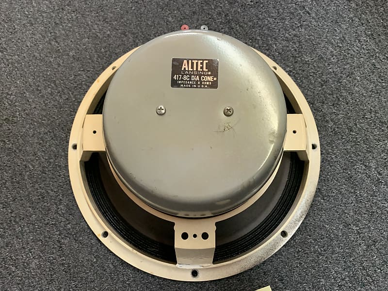 Altec 12" Speaker 8 Ohm 417-8C Dia Cone 1973 | Reverb