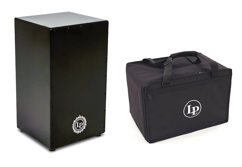 LP Latin Percussion Black Box Cajon + Latin Percussion Cajon | Reverb