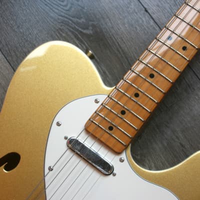 SQUIER "Classic Vibe '60s Telecaster, Thinline, Aztec Gold" | Reverb
