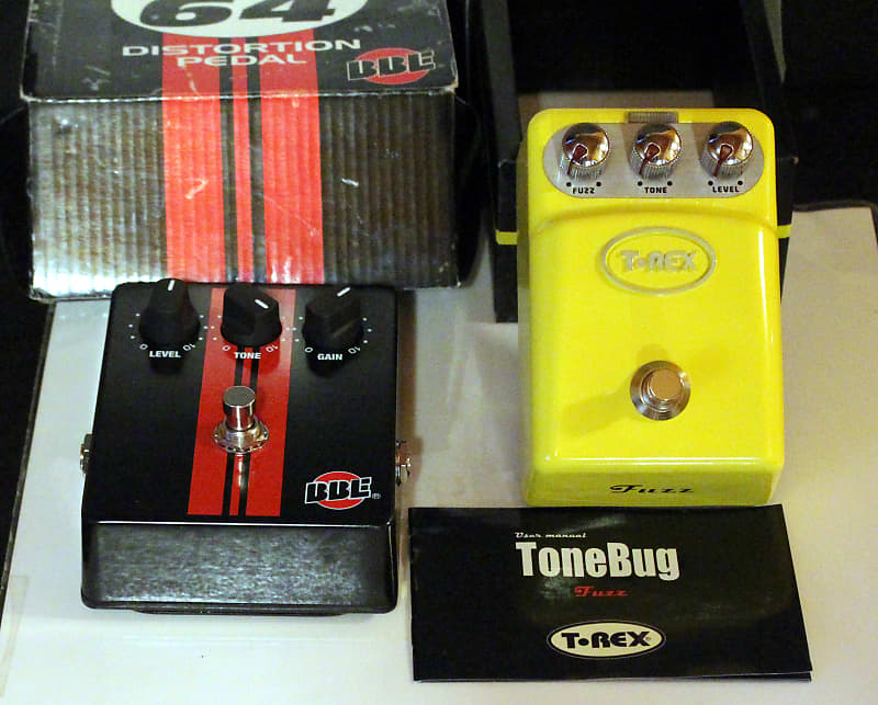 T-Rex and BBE TWO used pedals T-Rex Tonebug Fuzz and BBE | Reverb