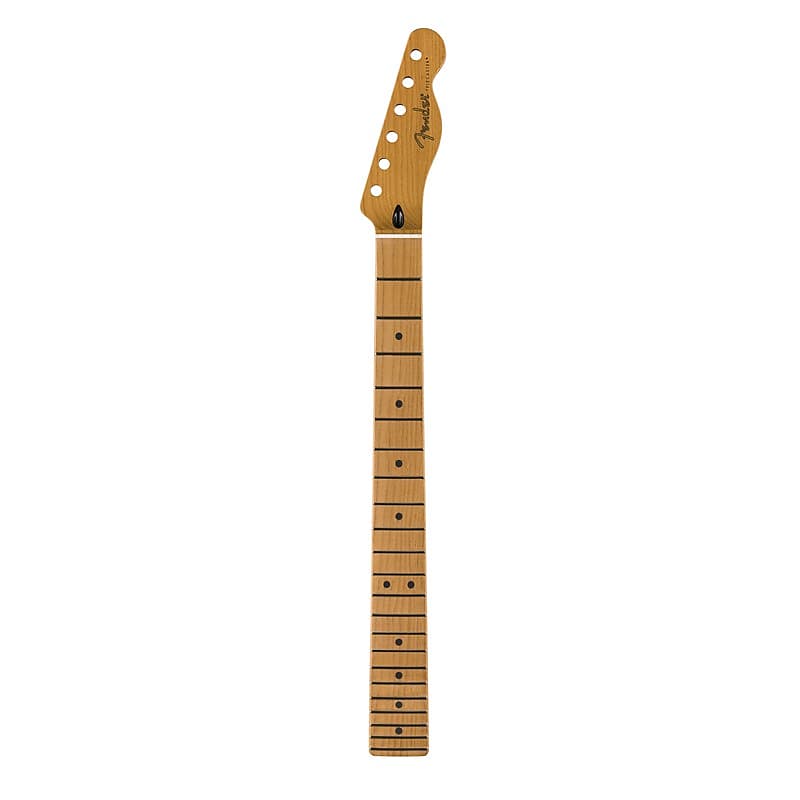 Fender Satin Roasted Maple Telecaster Neck, 22 Jumbo Frets, | Reverb