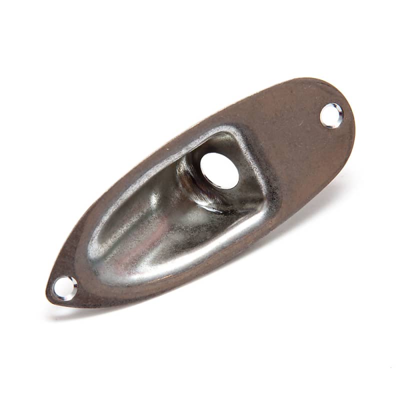 Gotoh JCS-1 Stratocaster Jack Plate (Aged/Relic Chrome) | Reverb UK