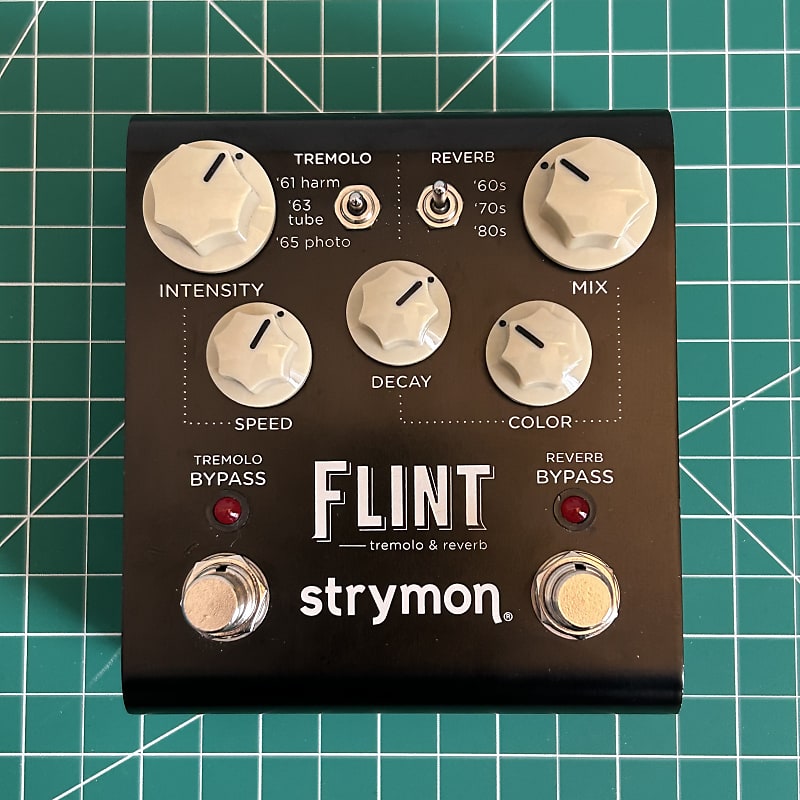 Strymon Flint Reverb and Tremolo V1 2012 - 2022 - Black with | Reverb