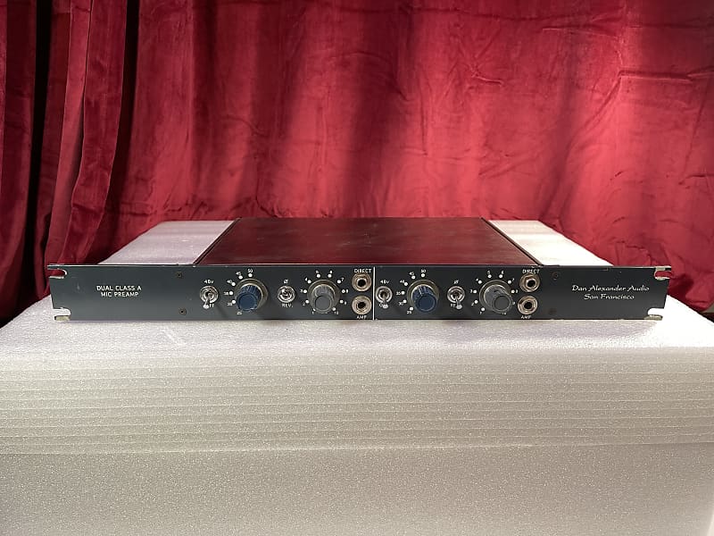 Dan Alexander Class A Dual Channel Mic Preamp (Neve) | Reverb