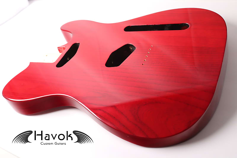 Telecaster Body With Strat Contours 3 Piece Ash Candy | Reverb Canada