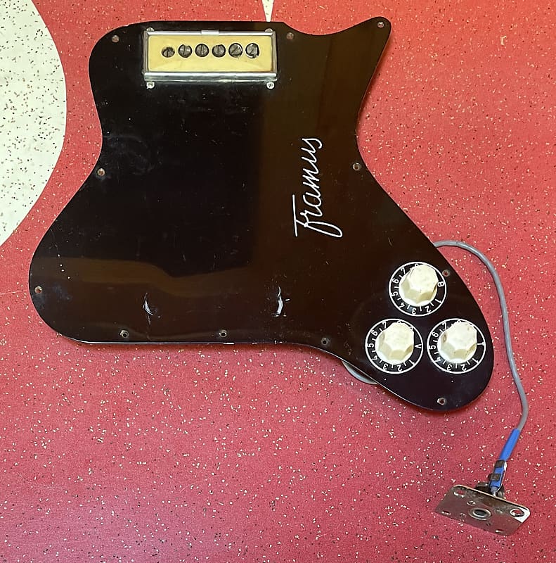 Vintage Framus Hollywood Guitar Pickguard w/ Pots Knobs & | Reverb