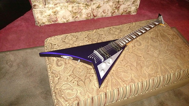 Jackson RR7 string circa 2007 purple / royal blue Reverse | Reverb