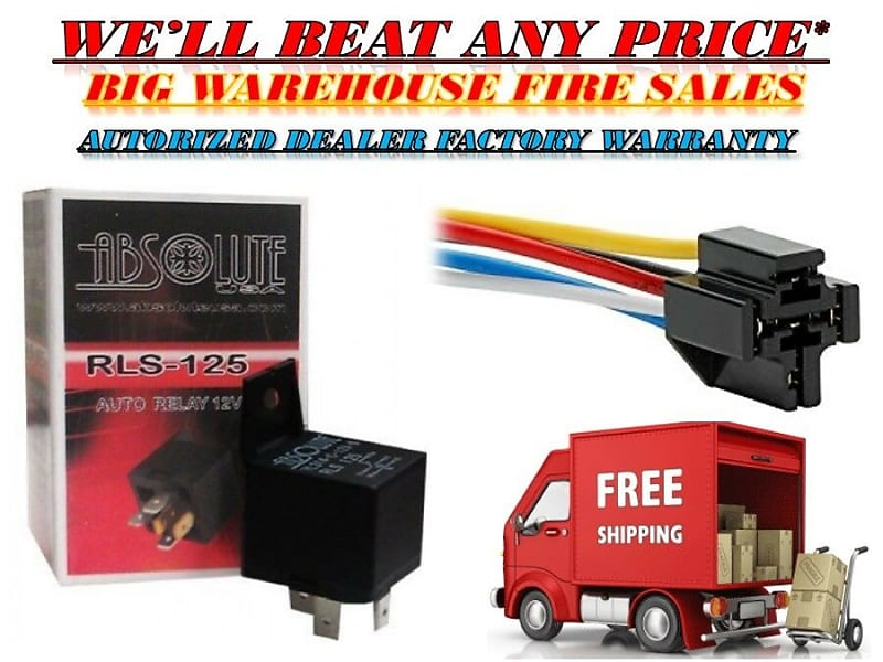 ABSOLUTE 12 VOLT 30/40 AMP BOSCH/TYCO TYPE SPDT AUTOMOTIVE | Reverb