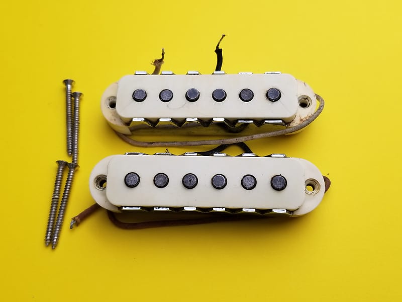 1963 Fender Jaguar Pickup Set - 100% Genuine Vintage - With | Reverb