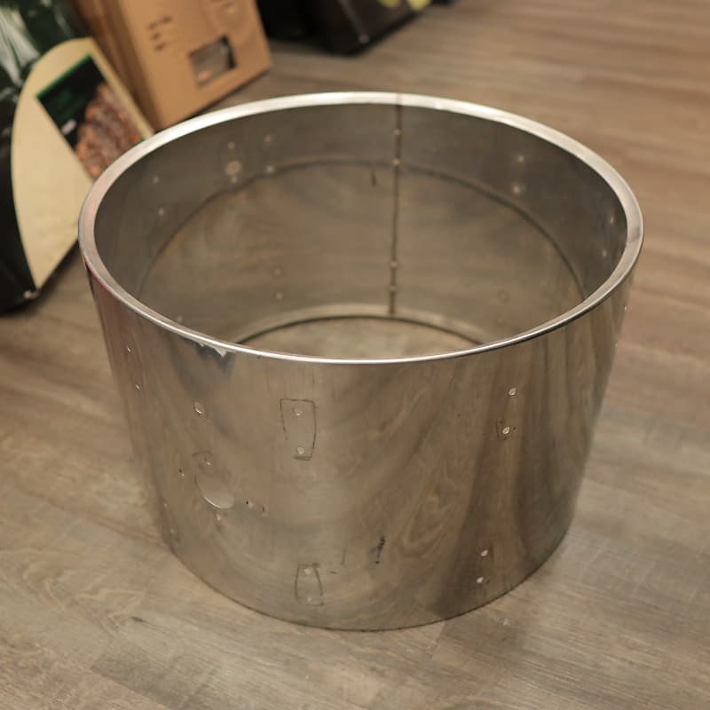 Used Ludwig 14x22" Stainless Steel Bass Drum Shell | Reverb