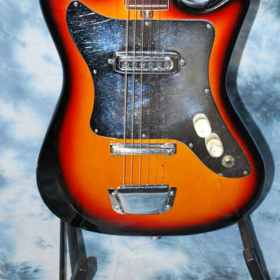 Vintage 1960 Winston by Kawai Single Pickup Mirror Pickguard | Reverb