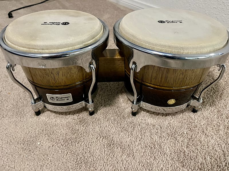 Latin Percussion LP Performer Series Bongos With Chrome | Reverb