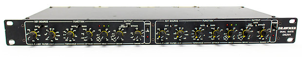 Drawmer DS201 DS201B Dual Channel Noise Gate Rack Mount | Reverb