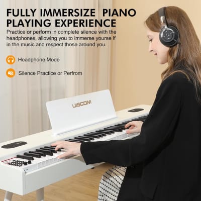 Piano Keyboard - 88 Key Weighted Digital Piano For Beginners | Reverb