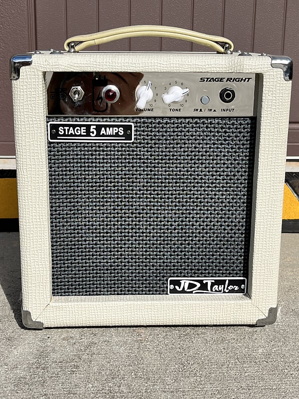 5-Watt Harmonica Amp Stage 5 JD Taylor 2019s - White | Reverb