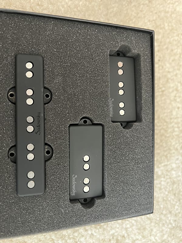 Sadowsky 5 string PJ pickup set with Humcancelling Bridge | Reverb