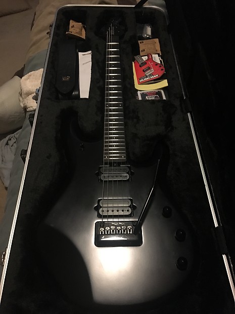 Ernie Ball Music Man JP6 Stealth w/piezo Black stealth | Reverb