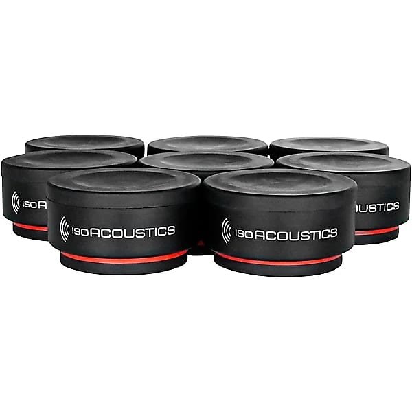 IsoAcoustics ISO-PUCK mini Isolators 8-Pack 2024 - BLACK | Reverb