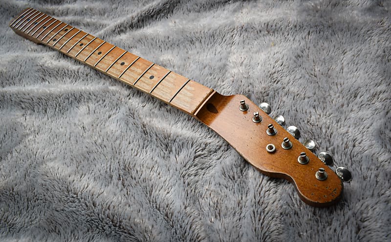 RIVER RELICS Fender Licensed Telecaster Neck Heavy Aged Maple | Reverb