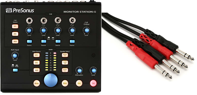 PreSonus Monitor Station V2 Desktop Monitor Controller Bundle | Reverb