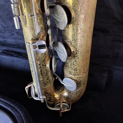Bundy Baritone Saxophone mid 1960s - Aged Brass | Reverb