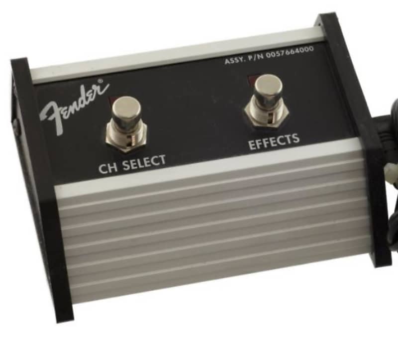 FENDER - 2-Button Footswitch: Channel/FX 1/4 Connector - | Reverb