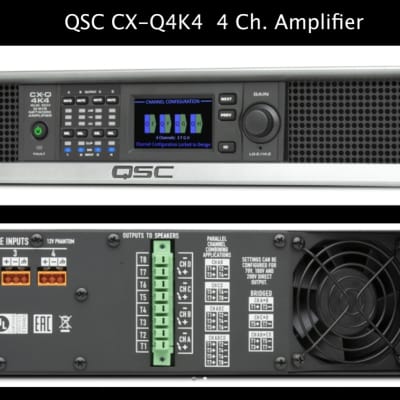 QSC CX-Q 4K4 (Four Channel Power Amp) | Reverb