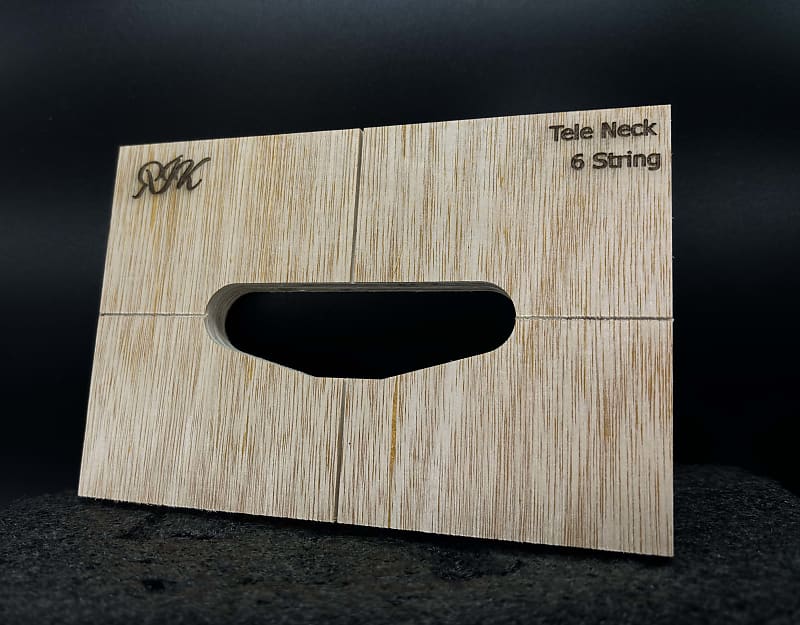 RJK Pickup Routing Template Tele 6 String - Natural | Reverb UK