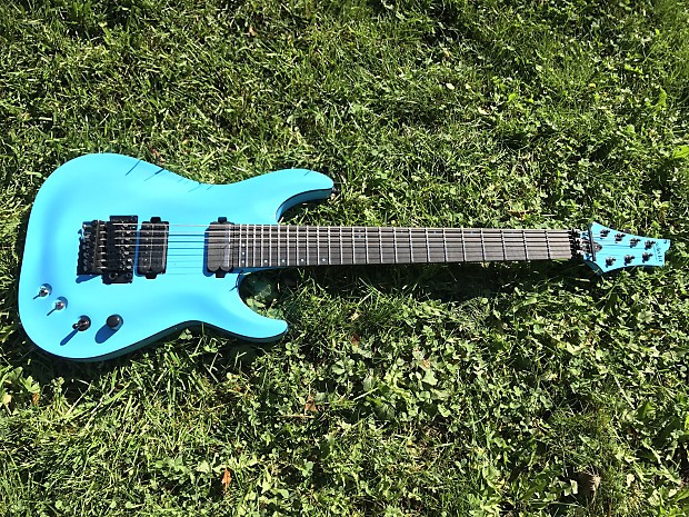 Schecter Km7 FRS Lambo Blue | Reverb