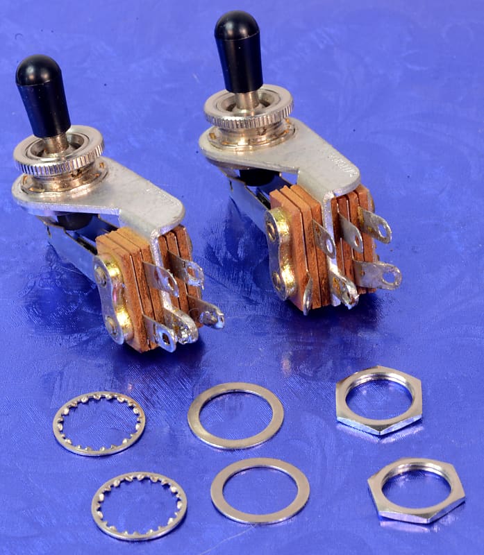 Two Switchcraft '80s Right Angle Pickup Switches For SG With | Reverb