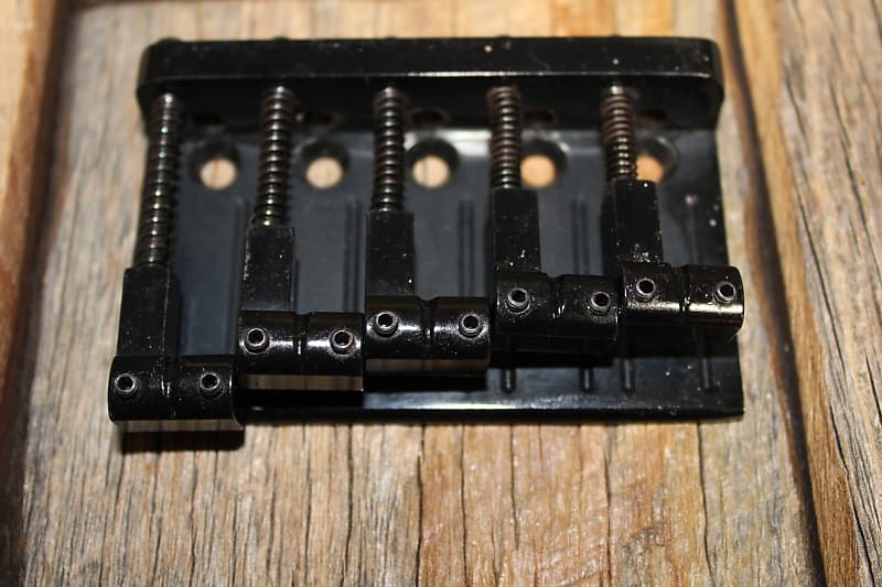 5 String Bass Bridge Black | Reverb