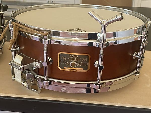 Tama Pro Custom Solid Maple 5x14 Snare Drum 1988-90 Extremely | Reverb